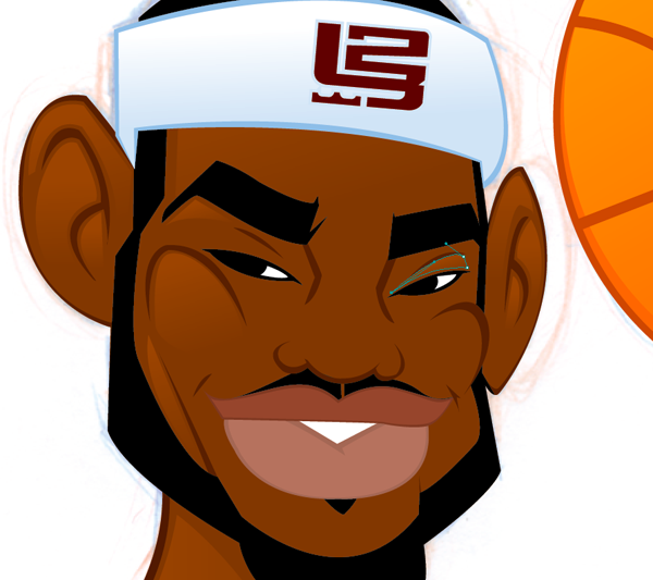 How to Illustrate a LeBron James Cartoon Character | Envato Tuts+