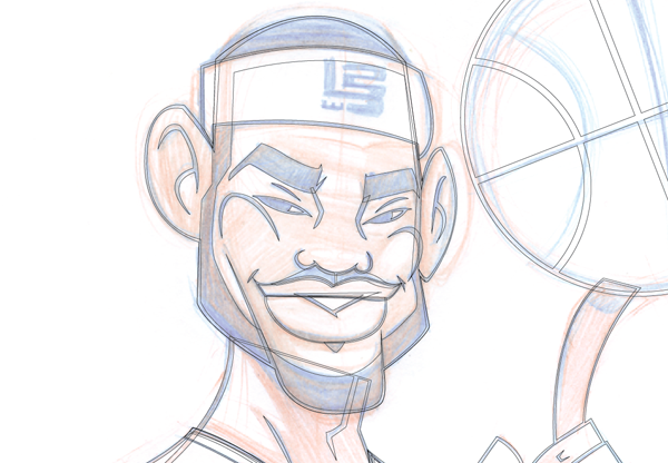 How to Illustrate a LeBron James Cartoon Character | Envato Tuts+