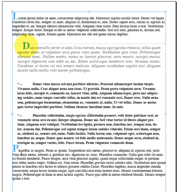 Formatting Typography and the Use of Styles in Adobe InDesign | Envato ...