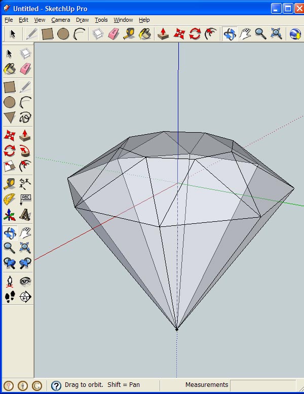 How to Create 3D Gemstones Using Adobe Illustrator and Google Sketchup ...