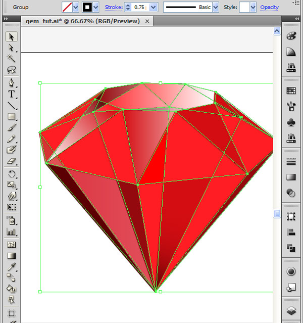 How to Create 3D Gemstones Using Adobe Illustrator and Google Sketchup ...