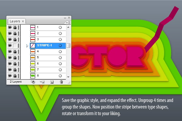 Create Colorful, Layered Paper Type in Illustrator | Envato Tuts+