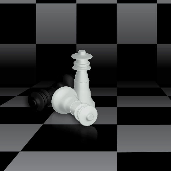 Create a Checkered 3D Chess Figure Scene | Envato Tuts+